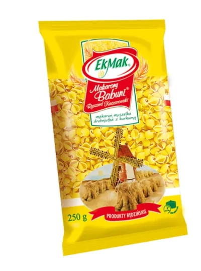 Muszelka Drobniutka 250g - Makarony-Babuni.pl